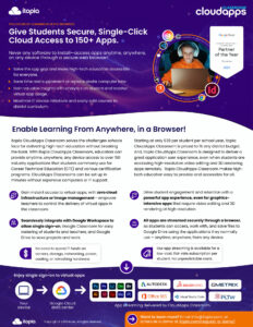 CloudApps Classrooms for Students - itopia